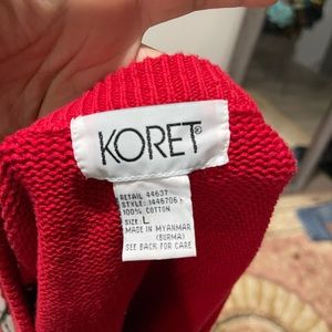 Koret | Sweaters | Vintage 9s Quirky Koret Farm Cottagecore Argyle ...